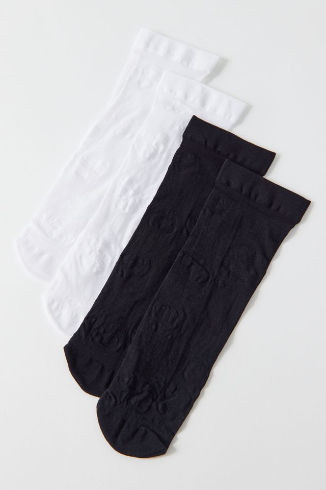Sheer Floral Trouser Sock Set | Urban Outfitters Canada