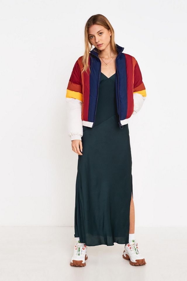 UO Colorblock Puffer Jacket | Urban Outfitters