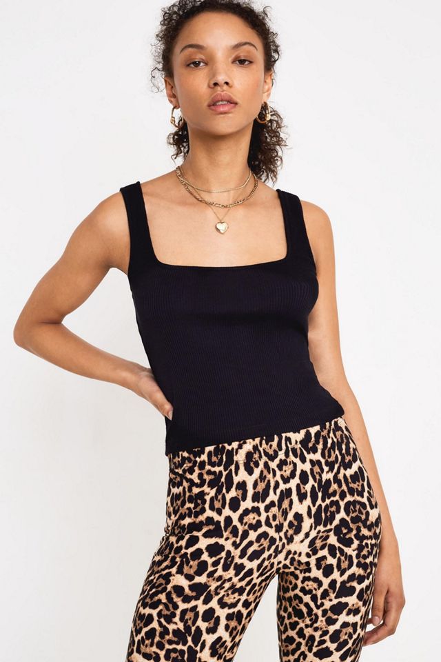 UO Square Neck Tank Top | Urban Outfitters