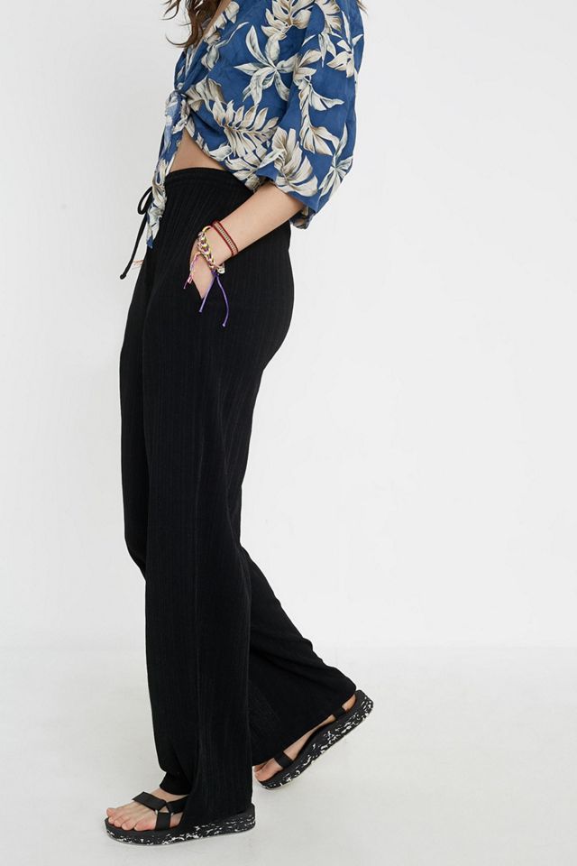 UO Split Hem Puddle Pant | Urban Outfitters