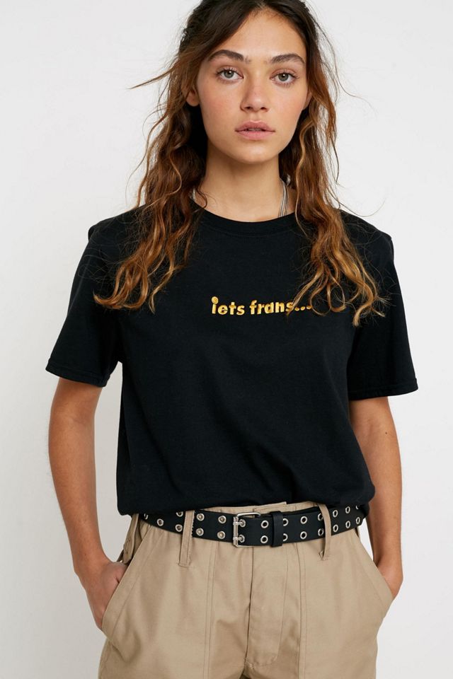 iets frans... Embroidered Logo Tee | Urban Outfitters