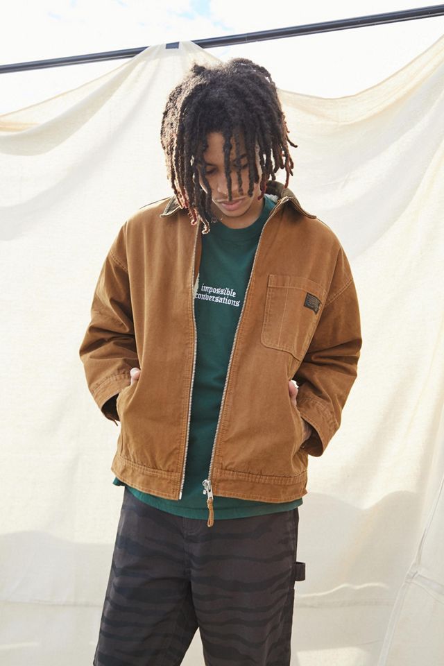 BDG Lined Zip-Front Work Jacket | Urban Outfitters
