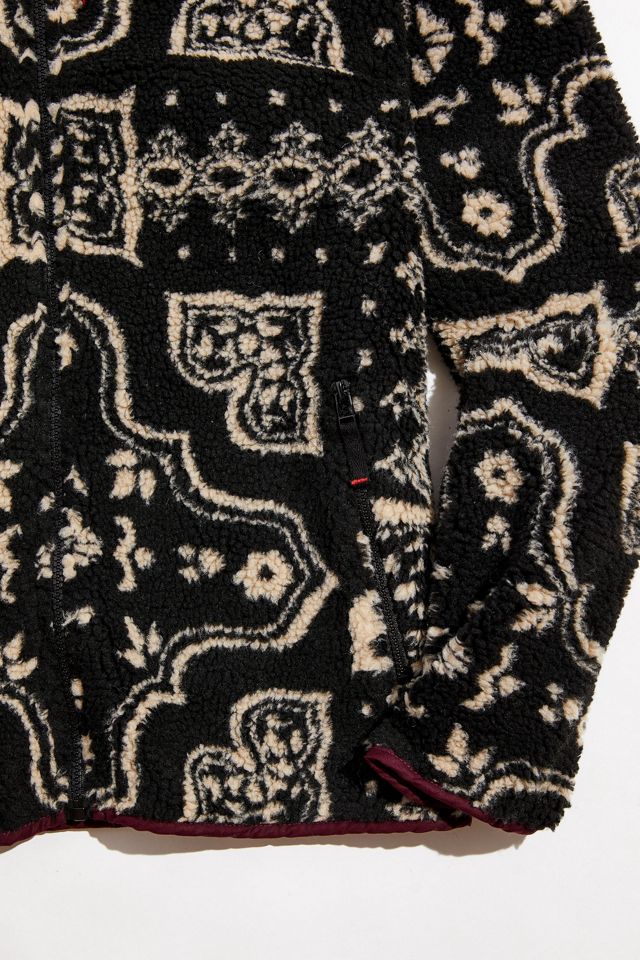 BDG Bandana Pattern Sherpa Jacket | Urban Outfitters