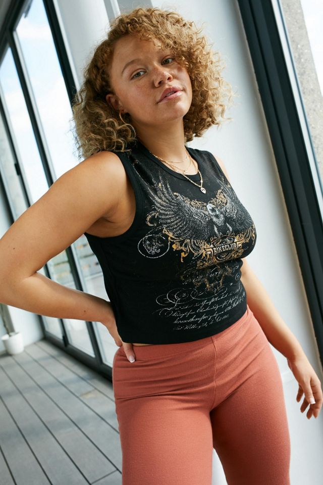 UO Biker Ringer Tank Top | Urban Outfitters