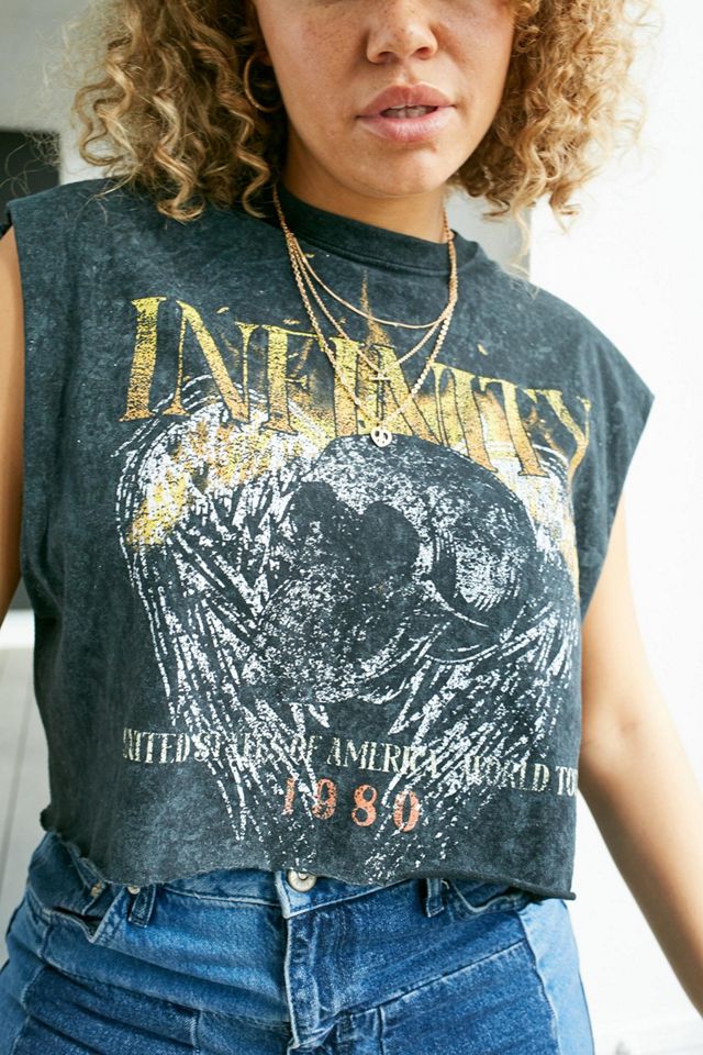 UO Black Infinity Tank Top | Urban Outfitters