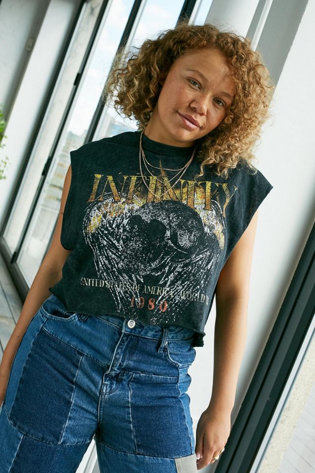 UO Black Infinity Tank Top | Urban Outfitters