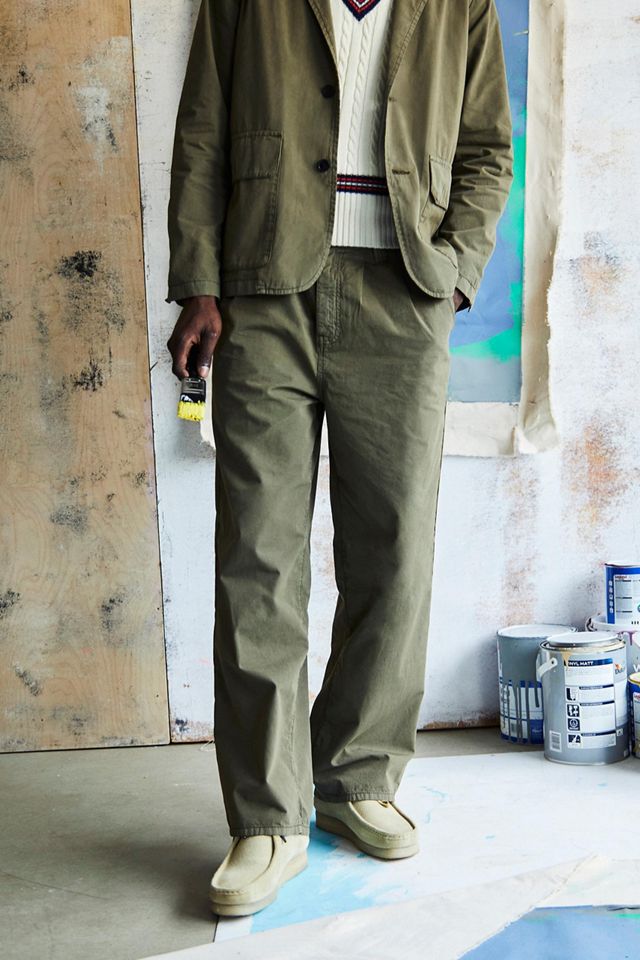 Loom Khaki Seth Poplin Pant | Urban Outfitters
