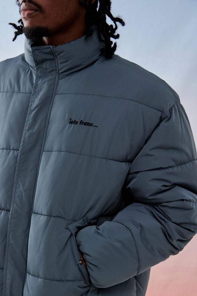 iets frans... Recycled Teal Water-Resistant Puffer Jacket | Urban ...