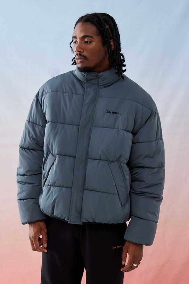 iets frans... Recycled Teal Water-Resistant Puffer Jacket | Urban ...