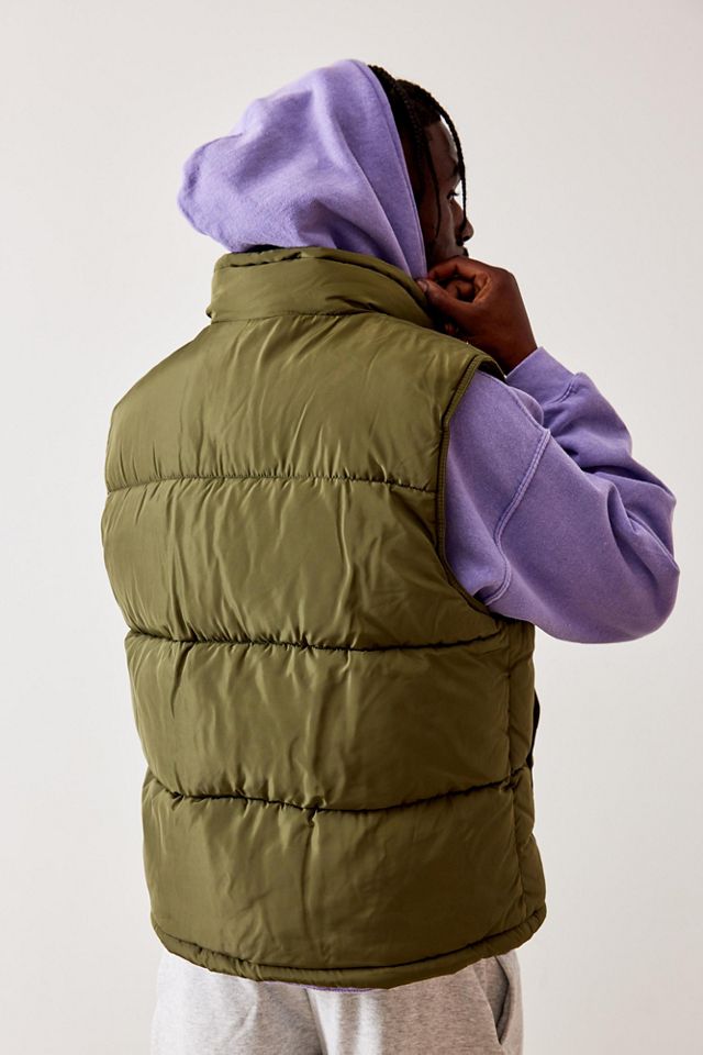 iets frans... Green Puffer Vest | Urban Outfitters
