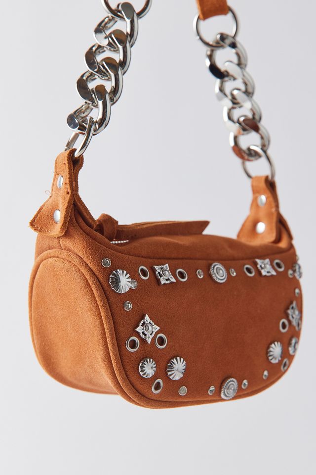 Shelby Suede Mini Bean Shoulder Bag | Urban Outfitters