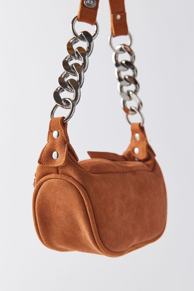 Shelby Suede Mini Bean Shoulder Bag | Urban Outfitters