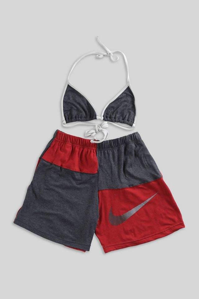 Frankie Collective Rework Nike Patchwork Tee Shorts Set 051 | Urban ...