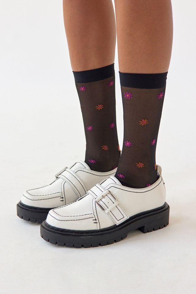 Floral Nylon Sock | Urban Outfitters