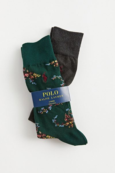 Polo Ralph Lauren Floral Slack Sock 2-Pack | Urban Outfitters