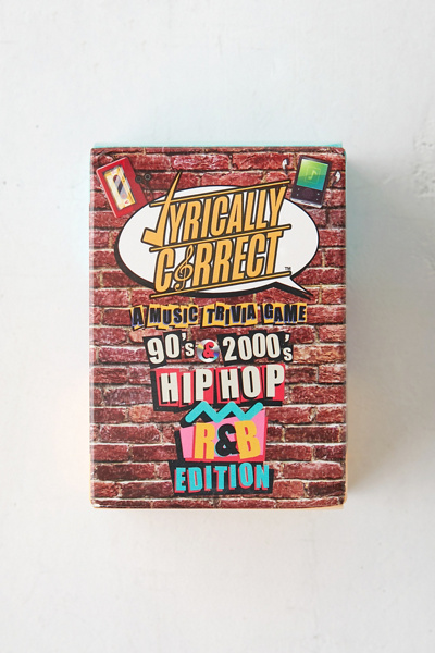Lyrically Correct: Hip-Hop & R&B Edition Card Game | Urban Outfitters