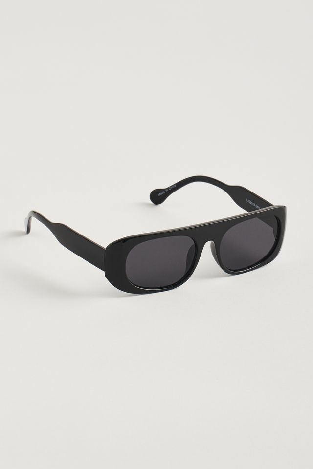 Lenny Rounded Rectangle Sunglasses | Urban Outfitters