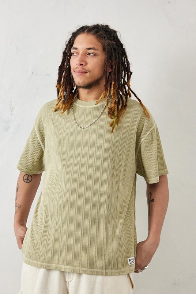 Bdg Stone Variegated Ribbed Tee Urban Outfitters