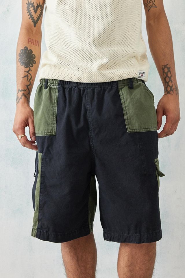 BDG Black & Khaki Ripstop Cargo Short | Urban Outfitters