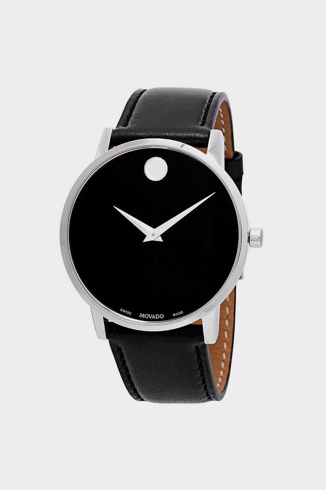 Movado Museum Classic Black Dial Watch 0607269 | Urban Outfitters