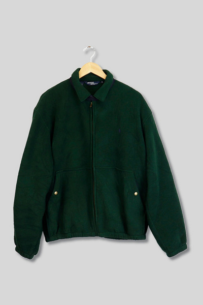 Vintage Polo Ralph Lauren Fleeze Zip Up Jacket | Urban Outfitters