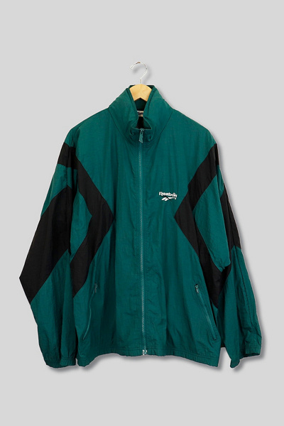 Vintage Reebok Zip Up Windbreaker Jacket 001 | Urban Outfitters