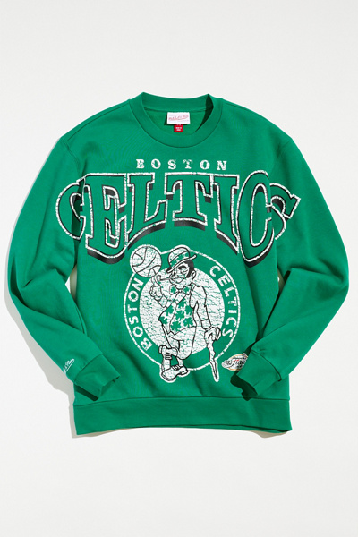 Mitchell & Ness NBA Stretch Boston Celtics Crew Neck Sweatshirt | Urban ...