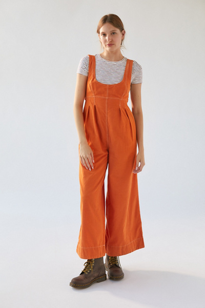 UO Shane Corduroy Wide-Leg Overall | Urban Outfitters