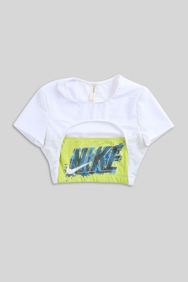 Frankie Collective Rework Nike Mesh Cut Out Tee 012 | Urban Outfitters