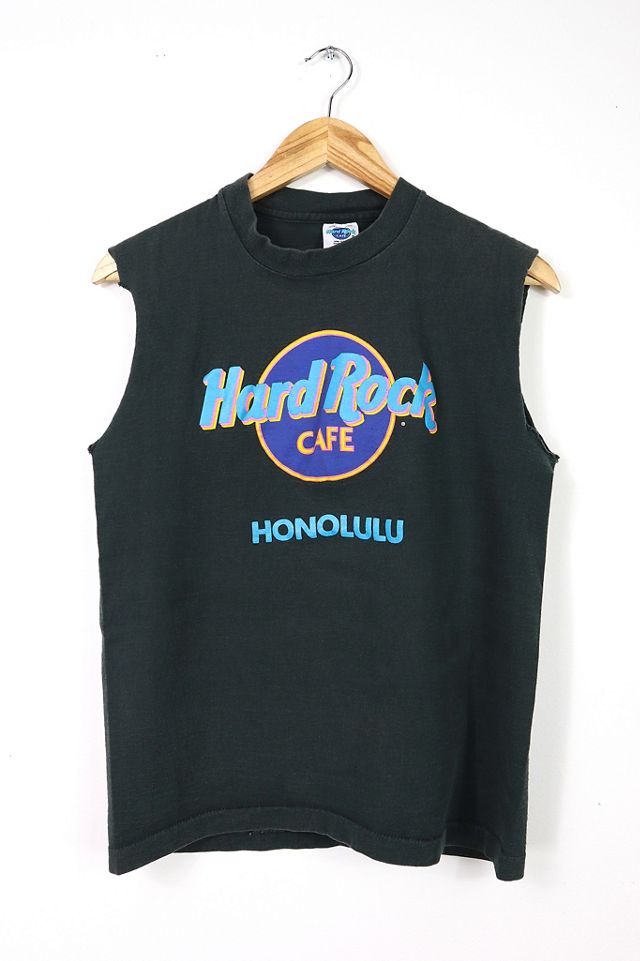 Vintage Hard Rock Honolulu Sleevess Tee | Urban Outfitters