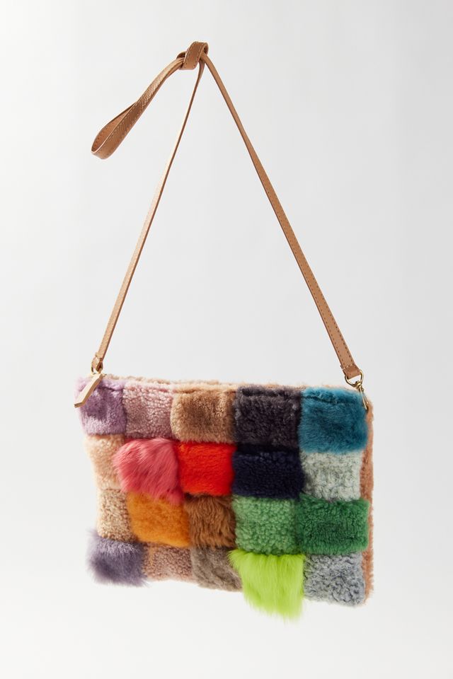 Primecut Scraps Shearling Pouch Shoulder Bag | Urban Outfitters