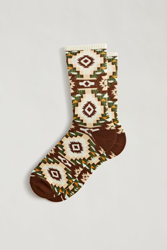 Western Print Crew Sock | Urban Outfitters Canada