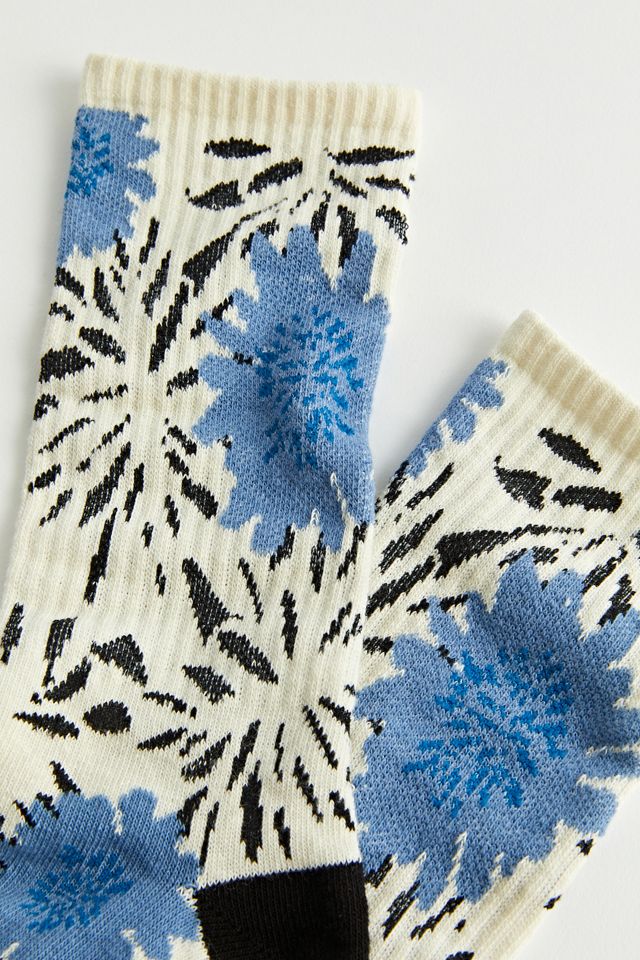 Sunburst Pattern Crew Sock | Urban Outfitters