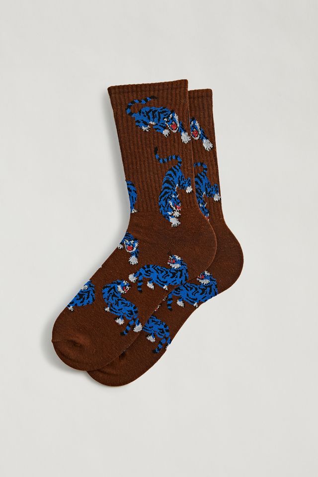 Tiger Tattoo Crew Sock | Urban Outfitters