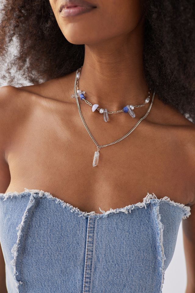 Dillon Stone Layer Necklace Set | Urban Outfitters