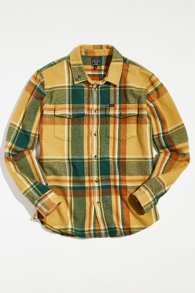 Dark Seas Gold Rush Heavyweight Flannel Shirt | Urban Outfitters
