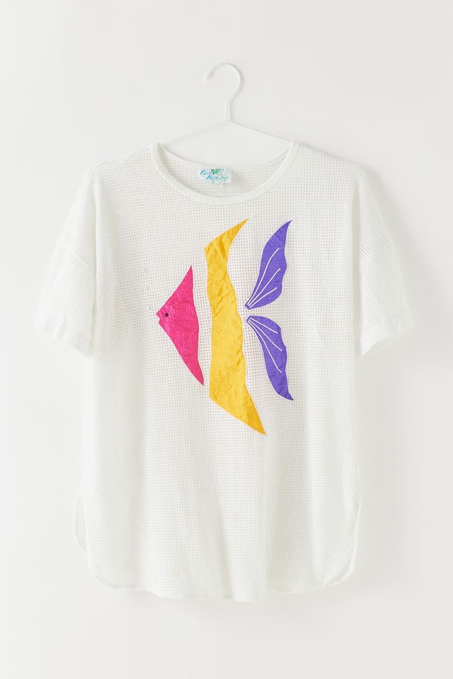 Vintage Fish Mesh Top | Urban Outfitters