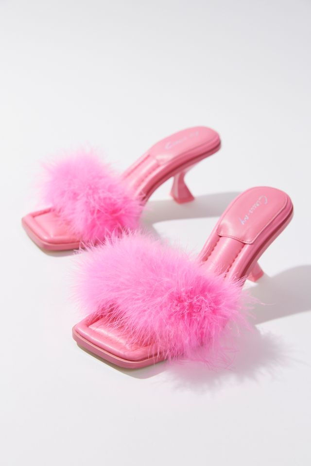 Circus NY Florence Feather Mule Heel | Urban Outfitters