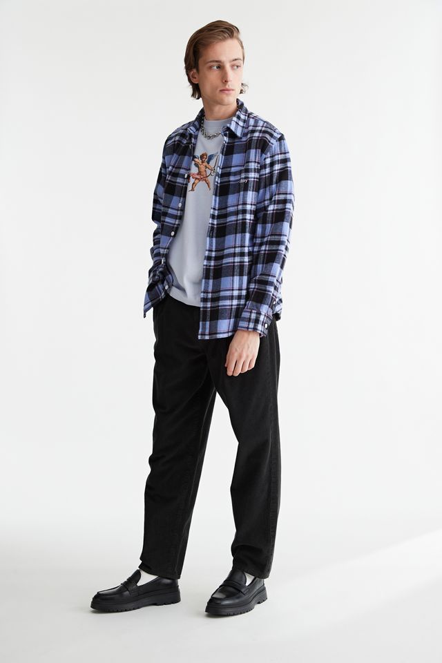 OBEY Arlo Plaid Flannel Shirt | Urban Outfitters