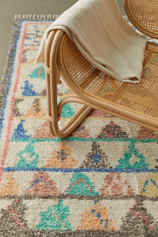 Rowan Printed Shag Rag Rug | Urban Outfitters Canada