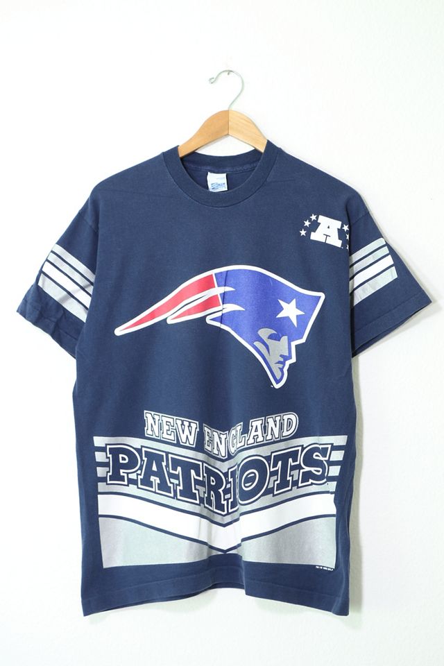 Vintage 1995 NFL New England Patriots Belt Print T-shirt Made in USA ...