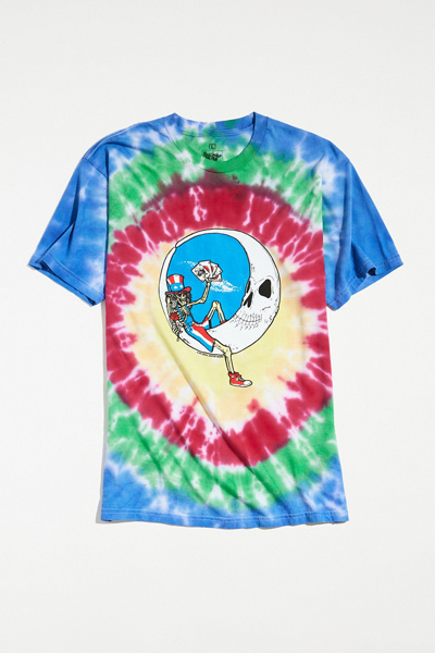 Ripple Junction Heritage Dead Man Tie-Dye Tee | Urban Outfitters