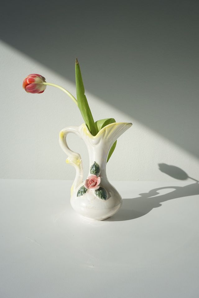 Vintage Flower Pitcher Vase | Urban Outfitters