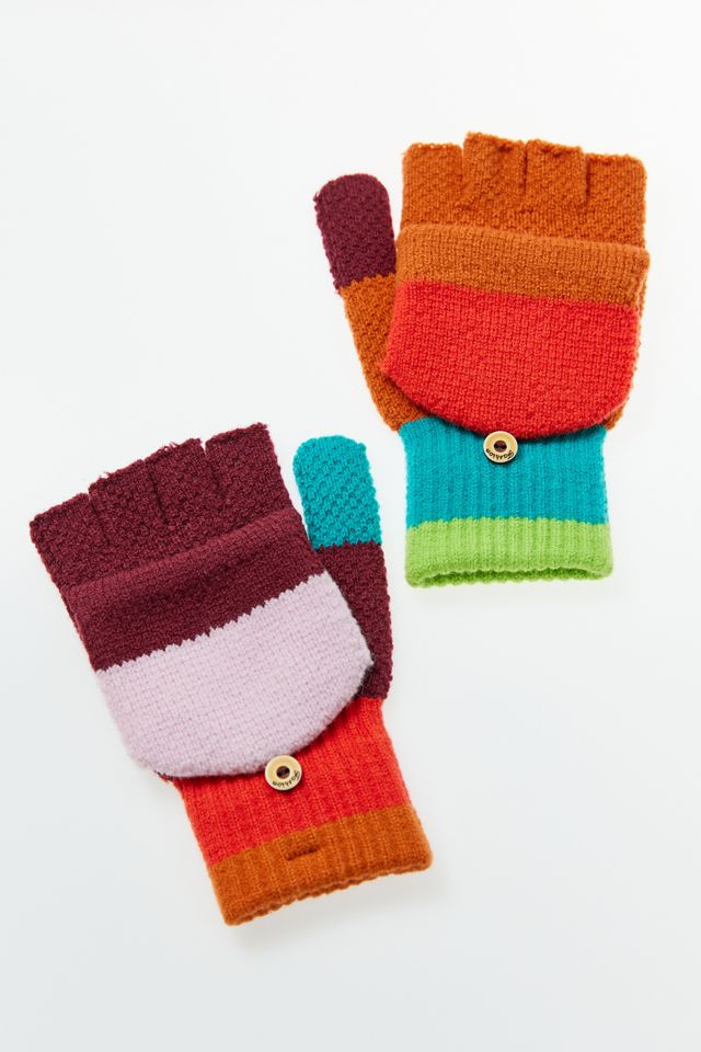 Ollie Colorblock Convertible Glove | Urban Outfitters