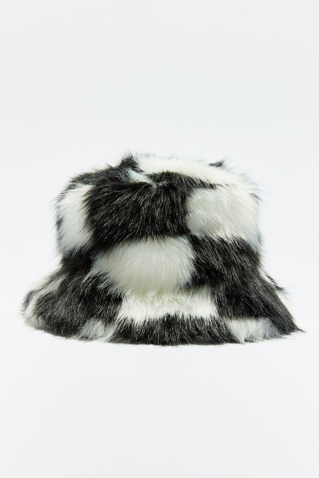 Ace Fluffy Faux Fur Bucket Hat | Urban Outfitters