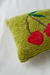 Cherries Tufted Mini Throw Pillow | Urban Outfitters