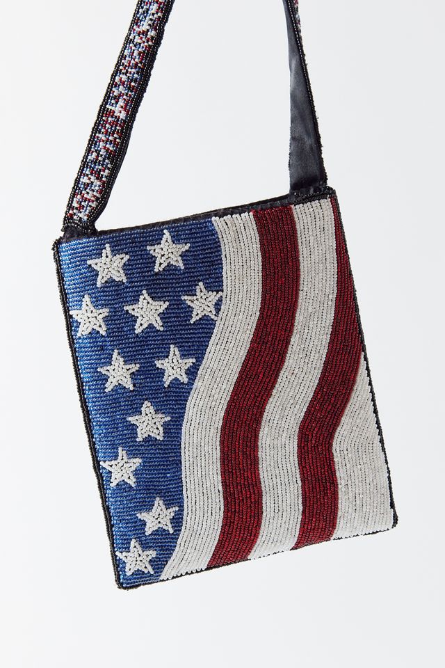 Vintage Beaded Flag Bag | Urban Outfitters