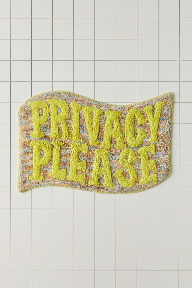Privacy Please Bath Mat | Urban Outfitters