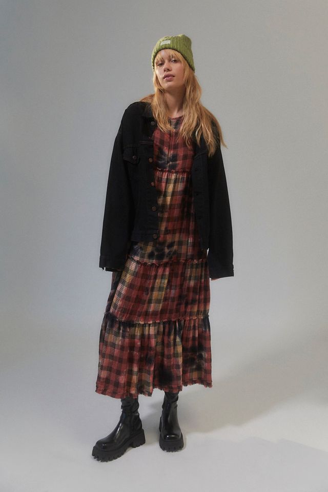 UO Fantine Tiered Midi Dress | Urban Outfitters