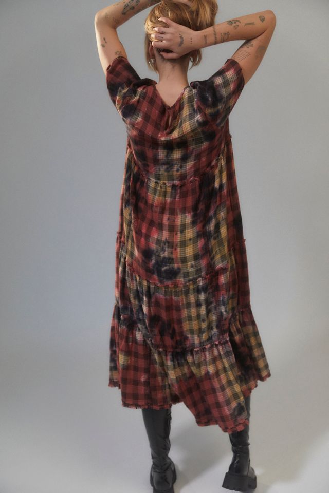 UO Fantine Tiered Midi Dress | Urban Outfitters